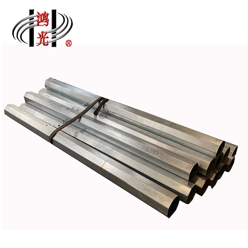 69KV Galvanized Electrical Power Pole with AWS D 1.1 Welding and ...